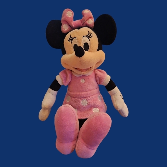 Disney | Toys | 33 Happy Helper Beanie Plush Minnie Mouse In Polka Dot ...